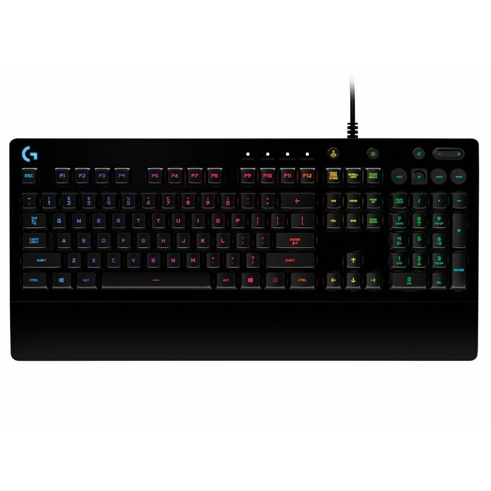 LOGITECH gaming tastatura žičana RGB G213 Prodigy Crna - fonTELe
