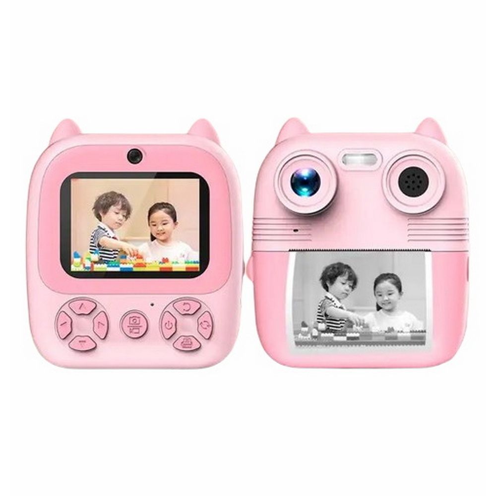 D8 instant print dječija kamera (dual lens) Pink - fonTELe