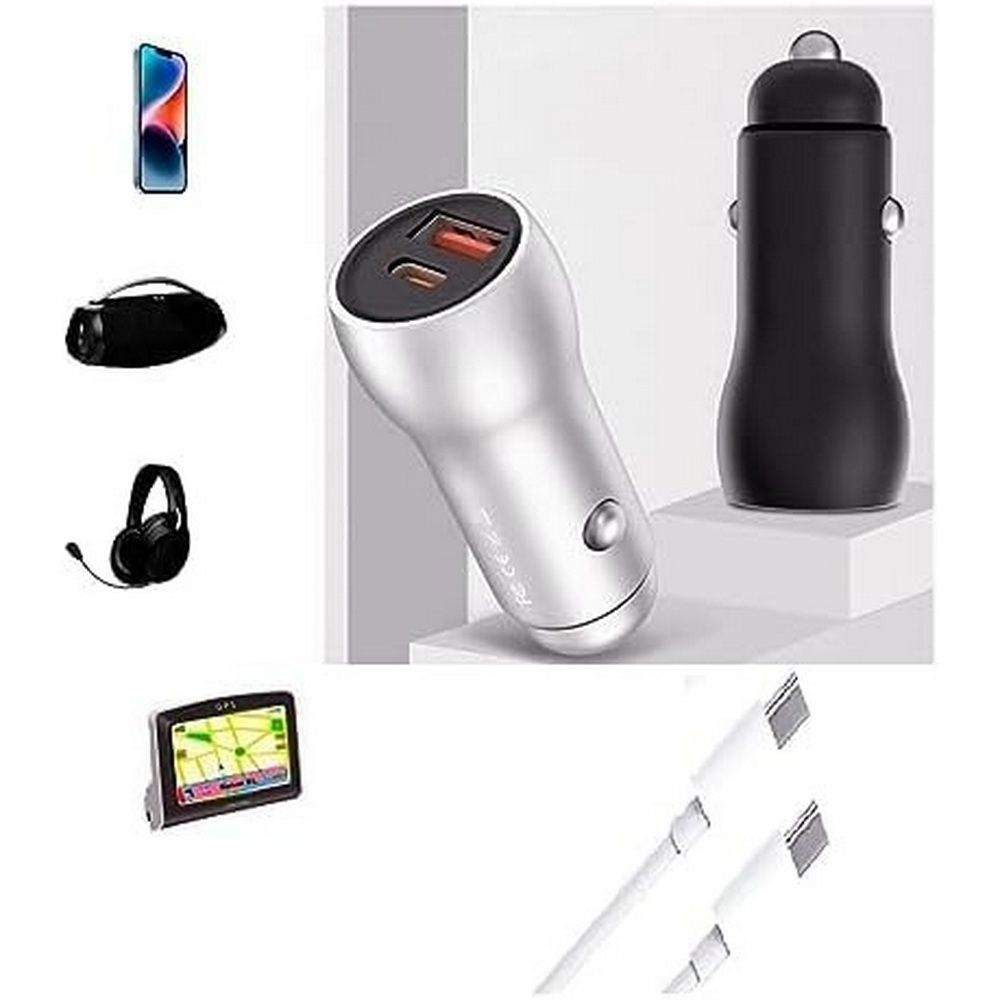 XO auto punjač XO CC20 Dual USB Port Silver - fonTELe