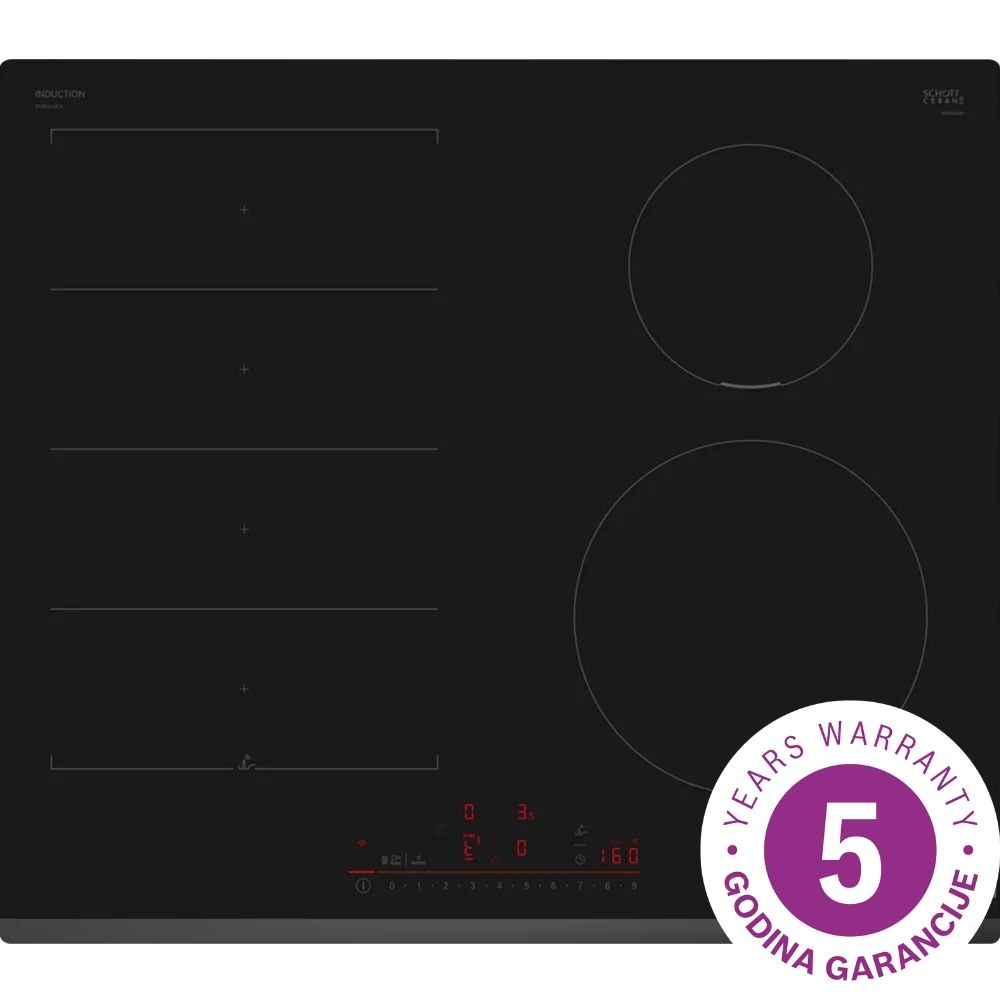 BOSCH ugradbena indukcija ploča PIX63HC1E, Crna - fonTELe